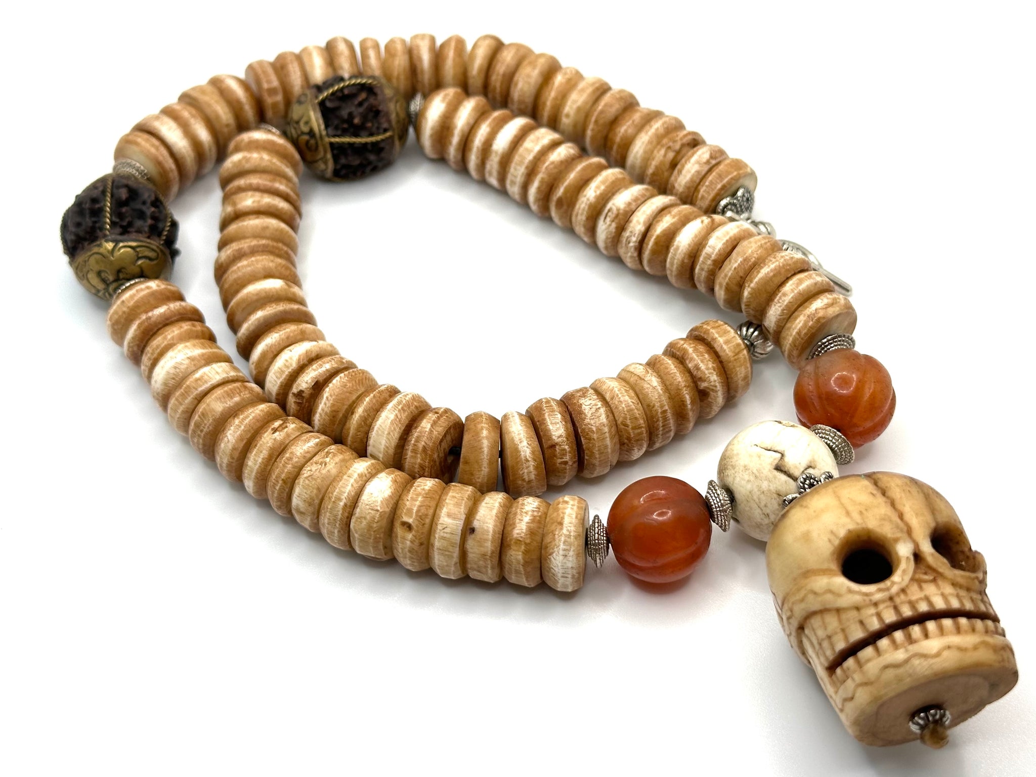 Shell skull Necklace - Tibet Arts & Healing