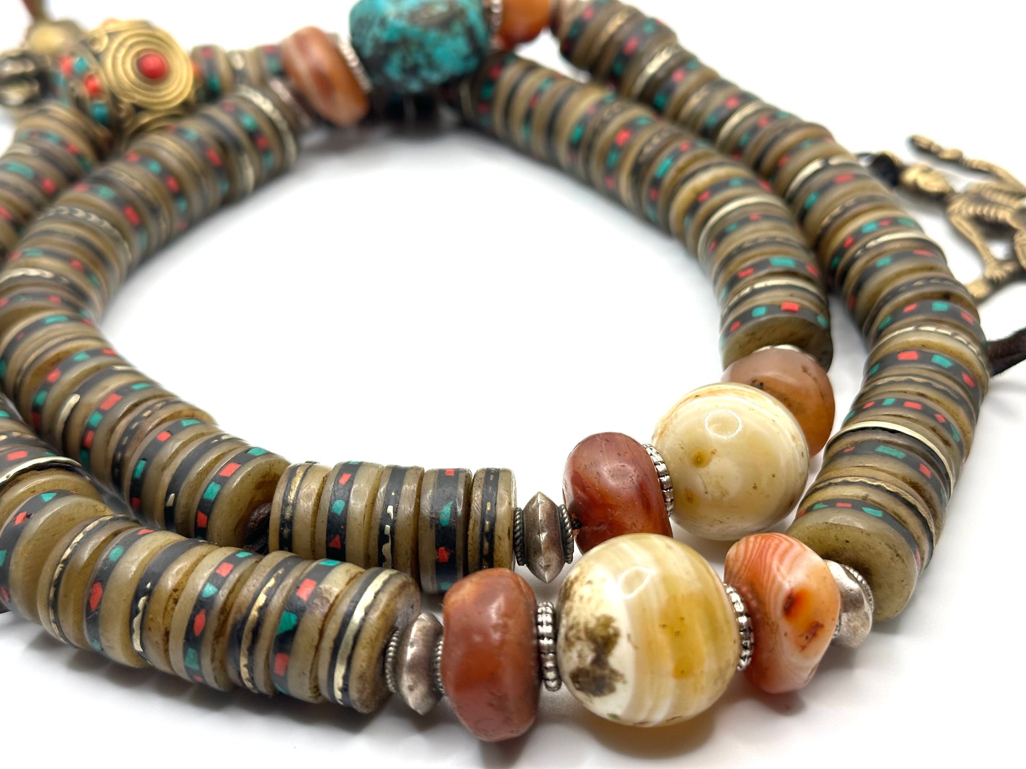 Old Yak Bone Mala - Tibet Arts & Healing