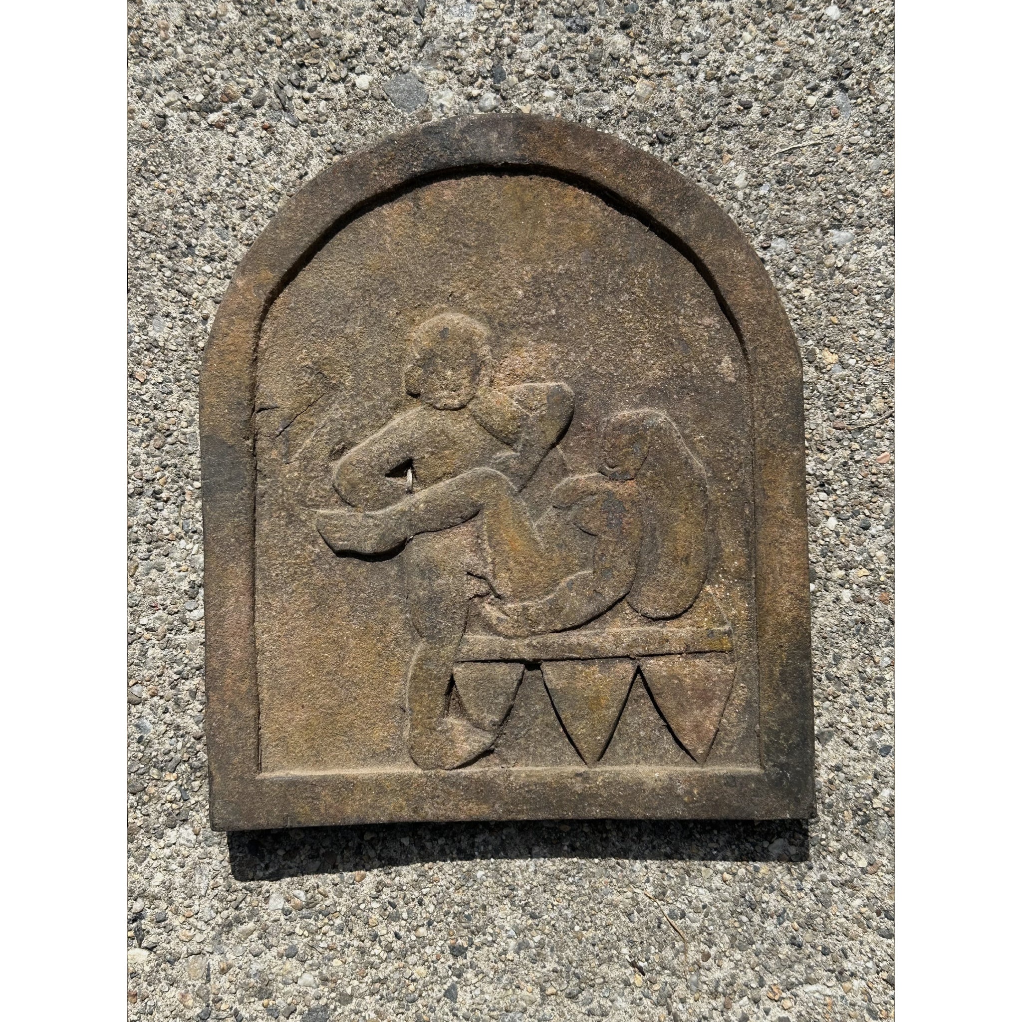 Vintage Hand-Carved Kama Sutra Pose on Wooden Block - Tibet Arts & Healing