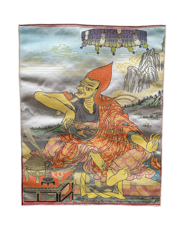 Dignaga Silk Old Thangka - Tibet Arts & Healing