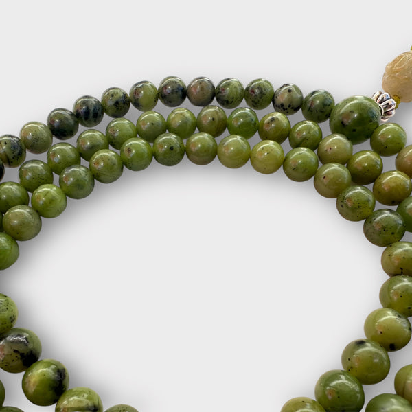 Natural Jade stone Mala - Tibet Arts & Healing