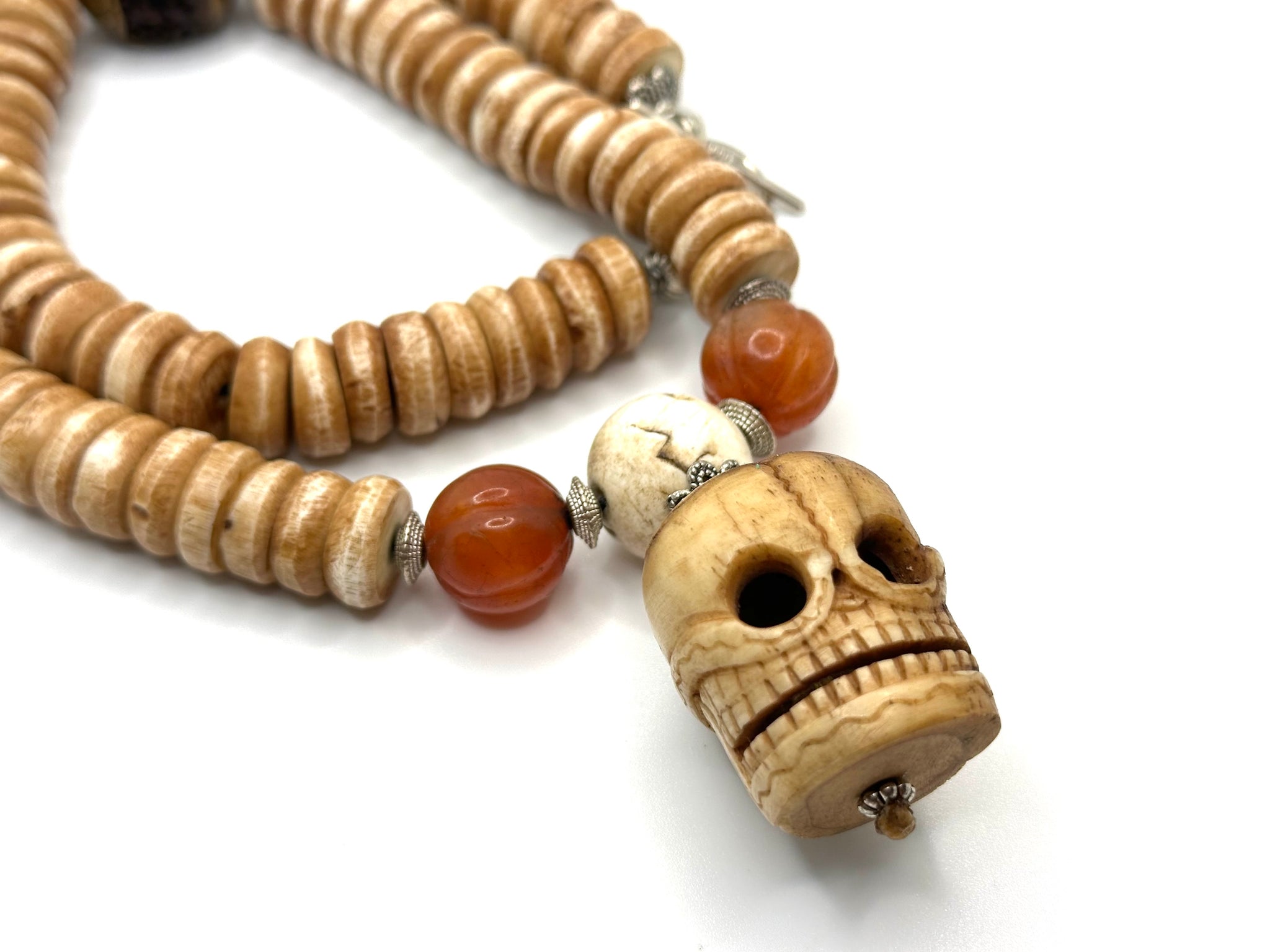 Shell skull Necklace - Tibet Arts & Healing